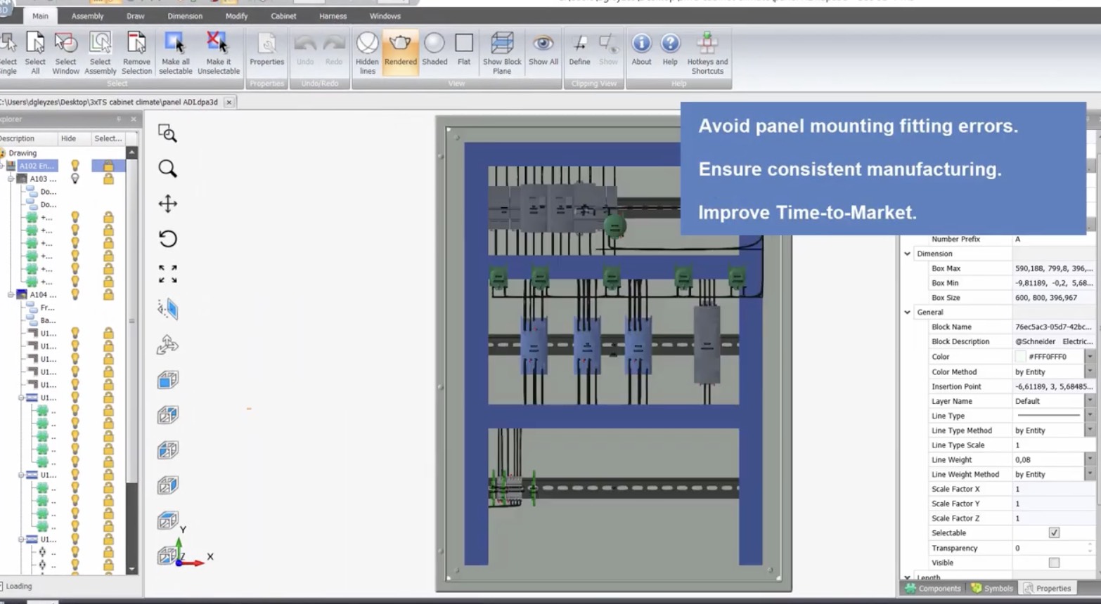 SEE Electrical 3D Panel+：从二维到三维，电气设计更高效-SEE Electrical 3D Panel-母排/铜排设计 ...
